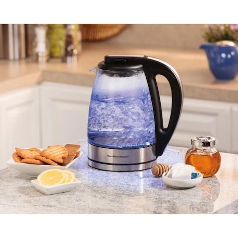 Buy Hamilton Beach Electric Kettle 1.7L Glass 40865 SAU Online Carrefour KSA
