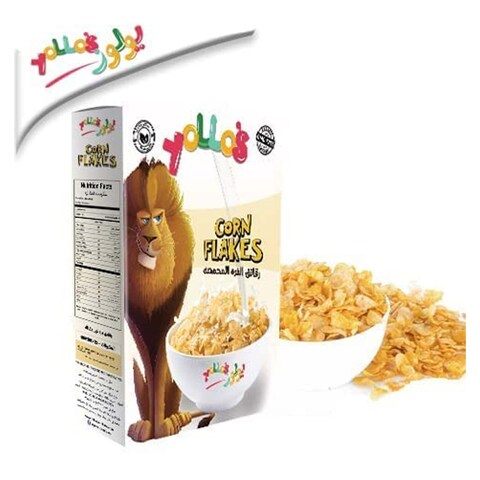 Yollo's Corn Flakes Plain - 250 GM Online | Carrefour Egypt