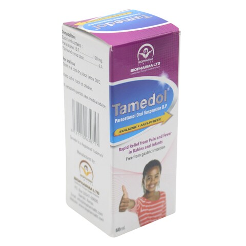 Buy TAMEDOL PAIN&FEVER RELIEF60ML Online | Carrefour Kenya