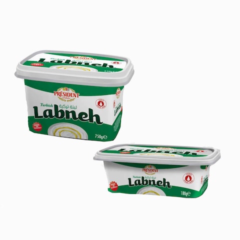 President Turkish Labneh 750g+180g price in UAE | Carrefour UAE ...