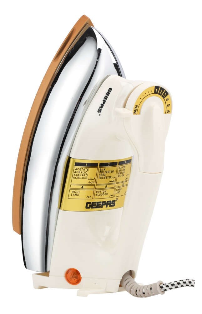 Geepas dry iron store