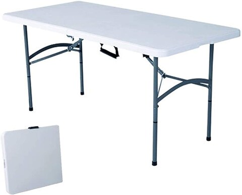 Buy Idealt - Multipurpose Rectangle Table| 5ft Fold-in-Half Portable ...