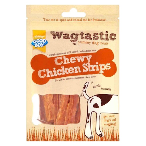 Good Boy Wagtastic Chewy Chicken Strips Yummy Dog Treats 80g price in ...