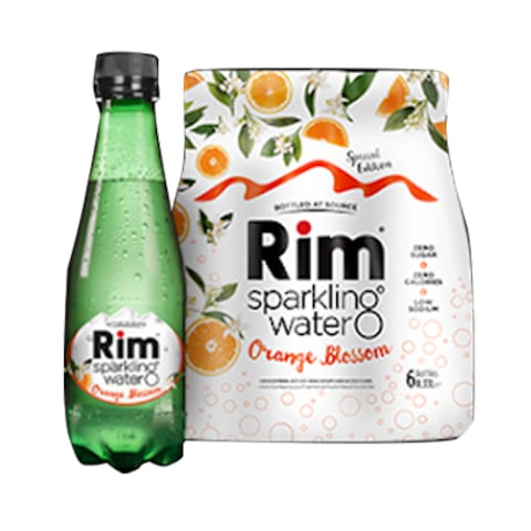Buy Rim Orange Blossom Sparkling Water 330ML X Pack Of 6 Online | Carrefour Lebanon