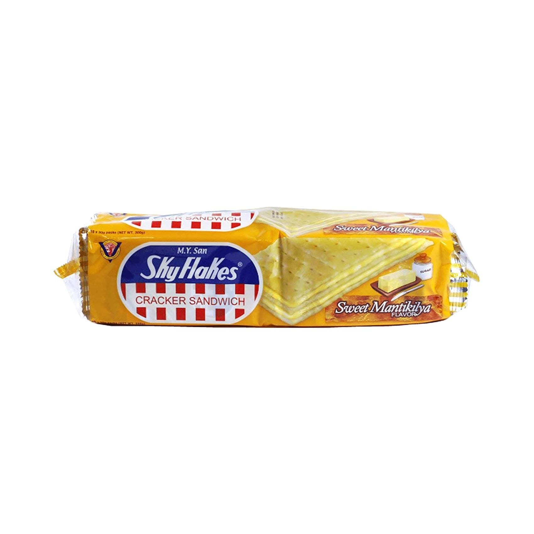 Buy M.Y. San Skyflakes Sweet Mantikilya Cracker Sandwich 300g Online ...