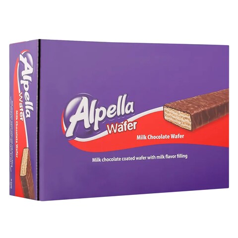 Buy Alpella Milk Chocolate Wafer 38g x Pack of 24 Online | Carrefour ...