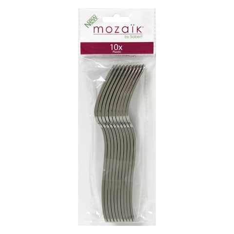 Buy New Mozaik By Sabert Silver 10 Pieces Online | Carrefour Kenya