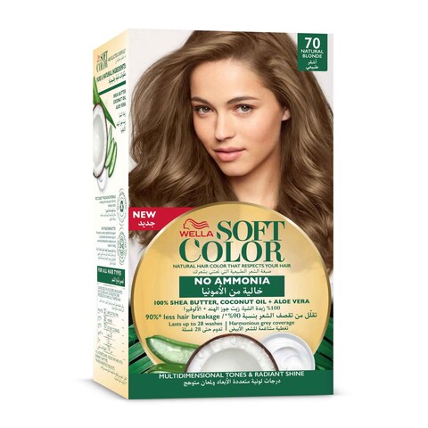 Wella Kit Soft Hair Color 70 Natural Blonde price in Saudi Arabia ...