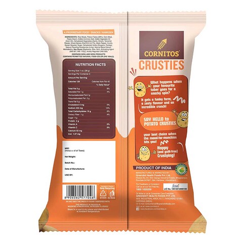 Buy Cornitos Crusties Peri Peri Potato Snacks 50g Online | Carrefour Kenya
