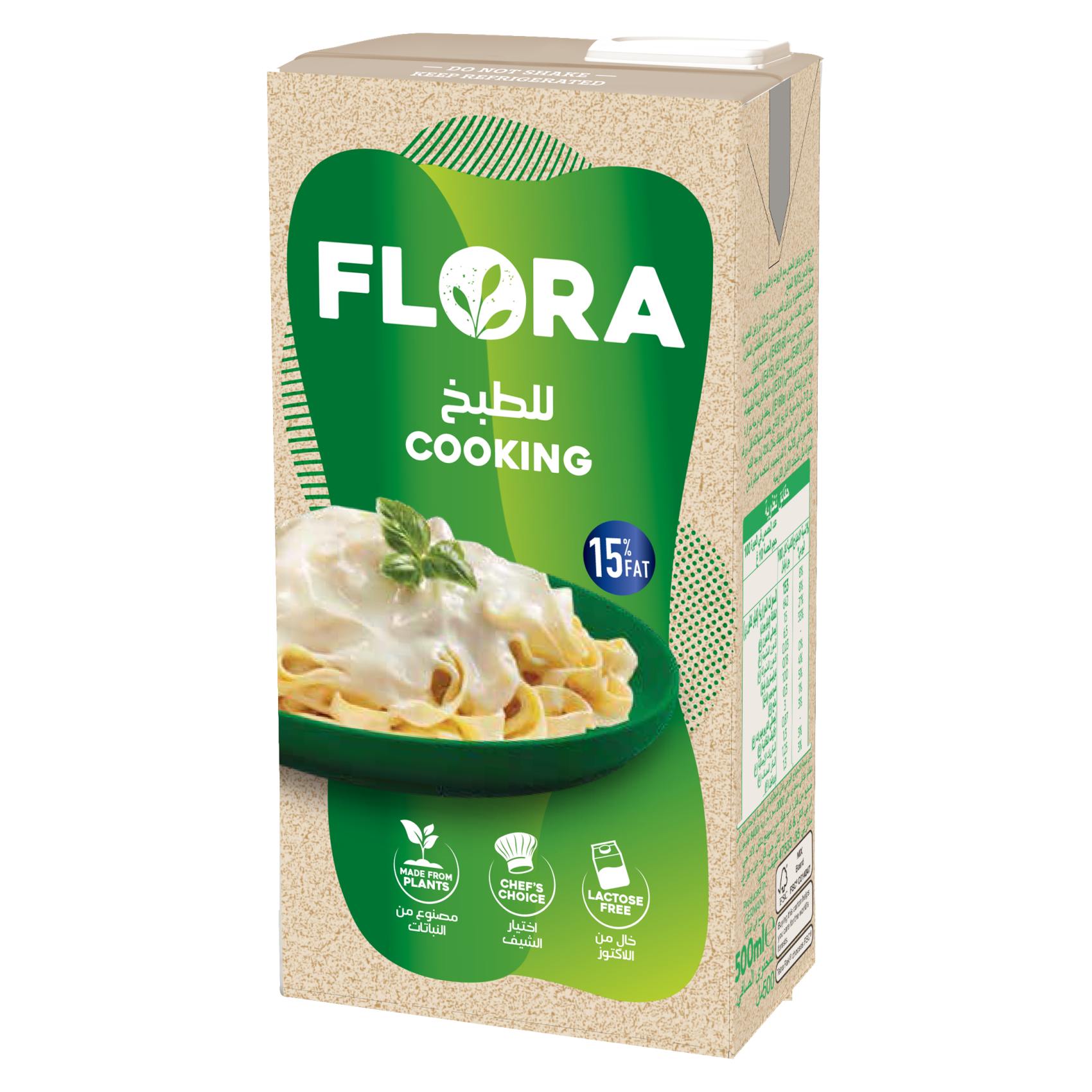 Buy Flora Plant Cooking Cream 500ml Online | Carrefour KSA