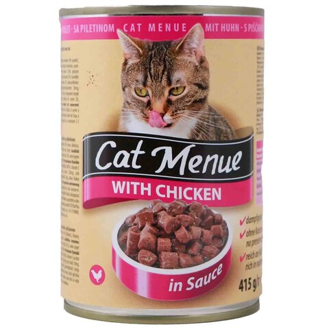 Cat Menue Cat Food With Chicken 415 Gram Online | Carrefour Jordan