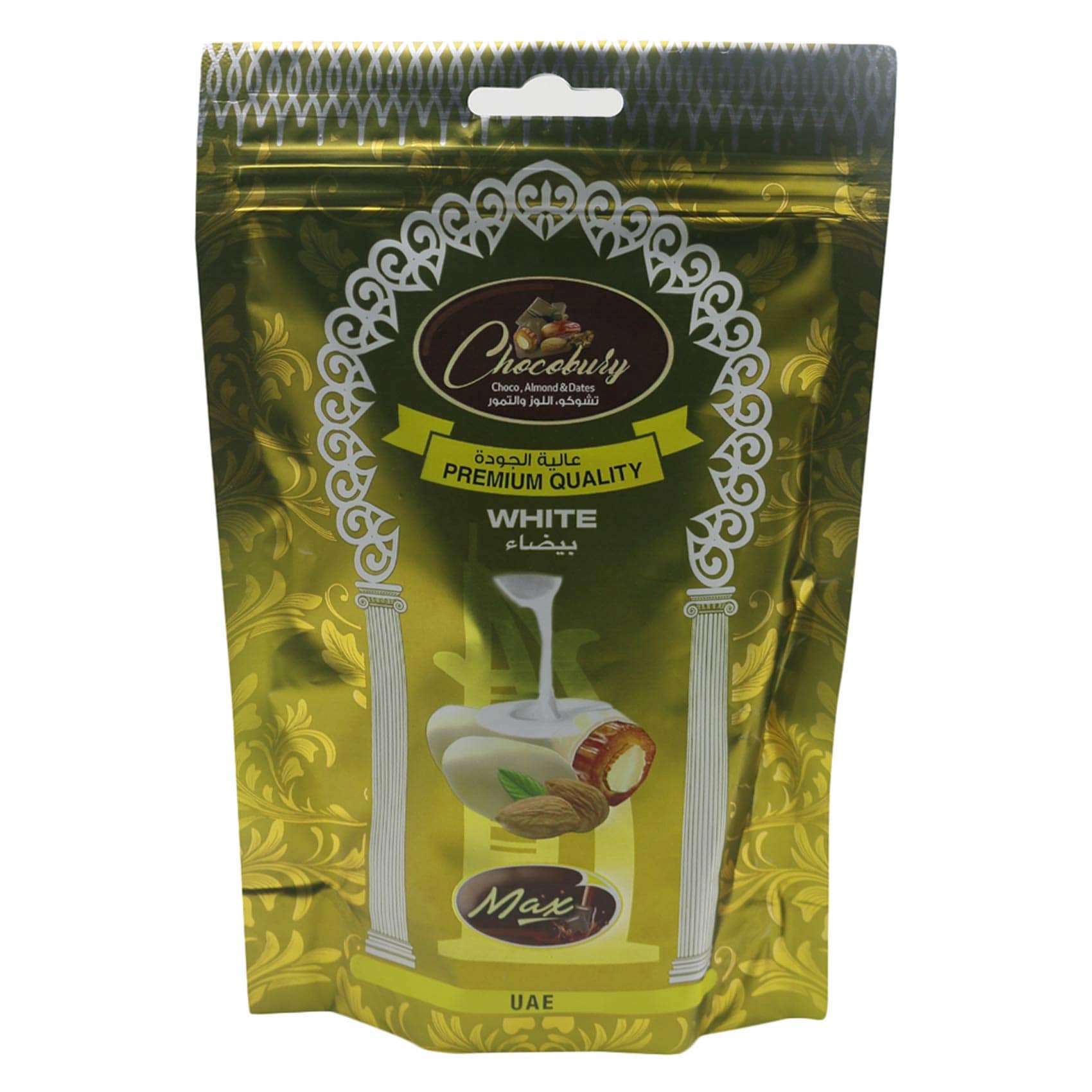 Buy Max Chocobury White Chocolate Dates And Almonds 100G Online ...
