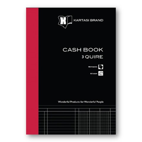 Buy KARTASI CASH BOOK A4 SIZE 3 QUIRE Online | Carrefour Kenya