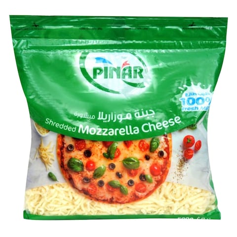PINAR MOZZARELLA SHREDD CHEESE 500G price in Kuwait | Carrefour Kuwait ...