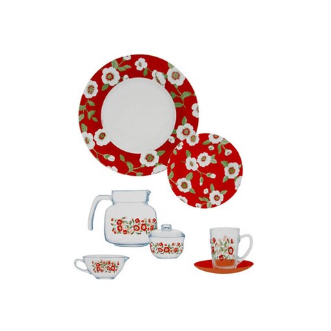 Buy Luminarc Tea Set - 24 Pieces Online | Carrefour Egypt