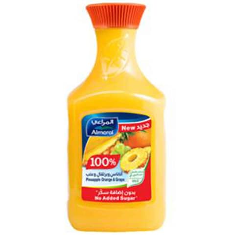 Almarai Fresh Juice Pineapple Orange And Grape Flavor Sugar Free 1.5 ...