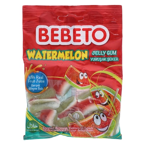 Bebeto Watermelon Jelly Gum 80g price in Kuwait | Carrefour Kuwait ...