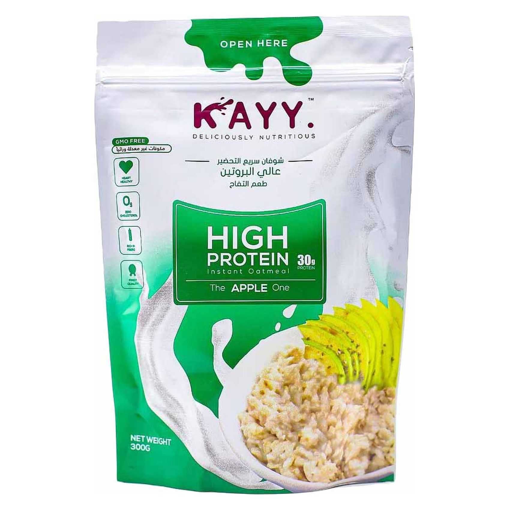Buy Kayy Whey Protein Oats with Apple Flavor - 300 gram Online ...