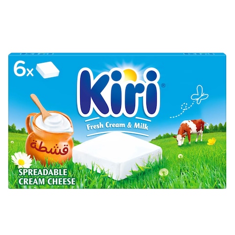 Kiri Spreadable Cream Cheese Squares 6 Portions 108g price in Kuwait ...