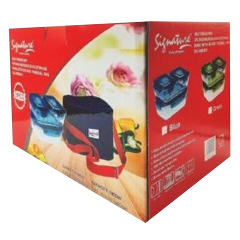 Buy SIGNATURE 3PC SET LUNCH BOX Online | Carrefour Kenya