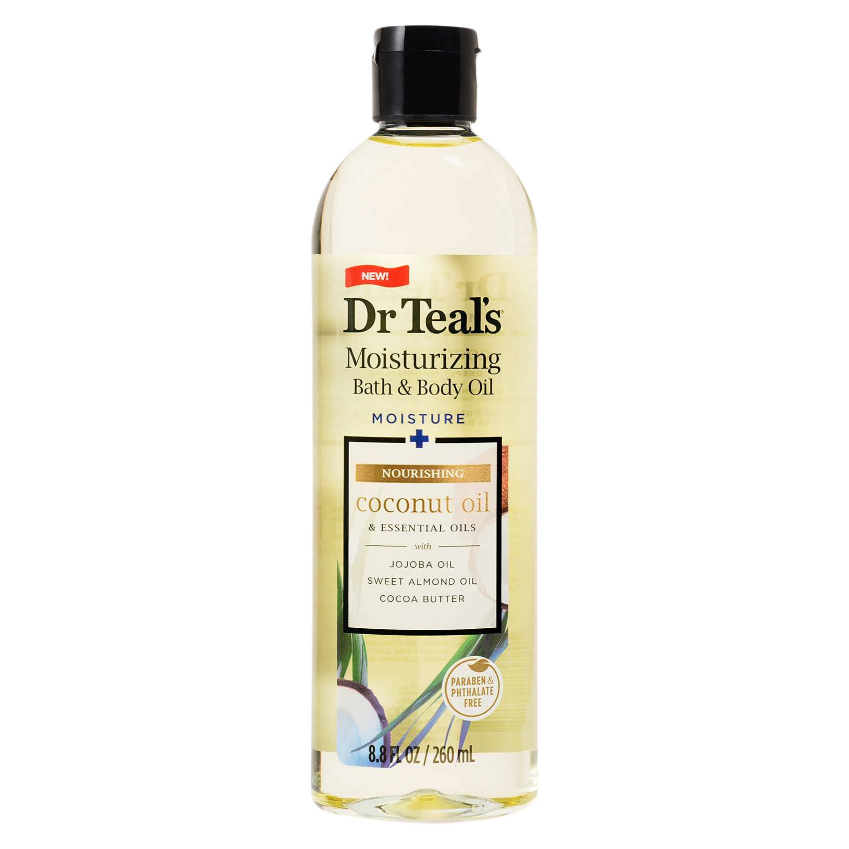 Buy Dr. Teal's Moisturizing Bath And Body Oil With Coconut Oil 260ml ...