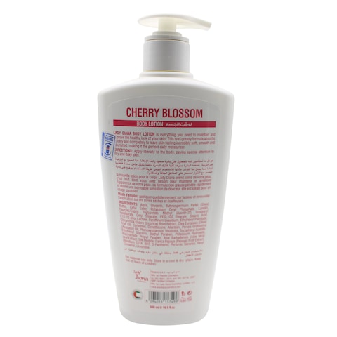 Buy Lady Diana Collection Cherry Blossom Body Lotion 500ml Online ...