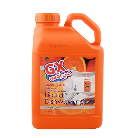 Gx Dishwashing Liquid Orange 5 Liter Online | Carrefour Jordan