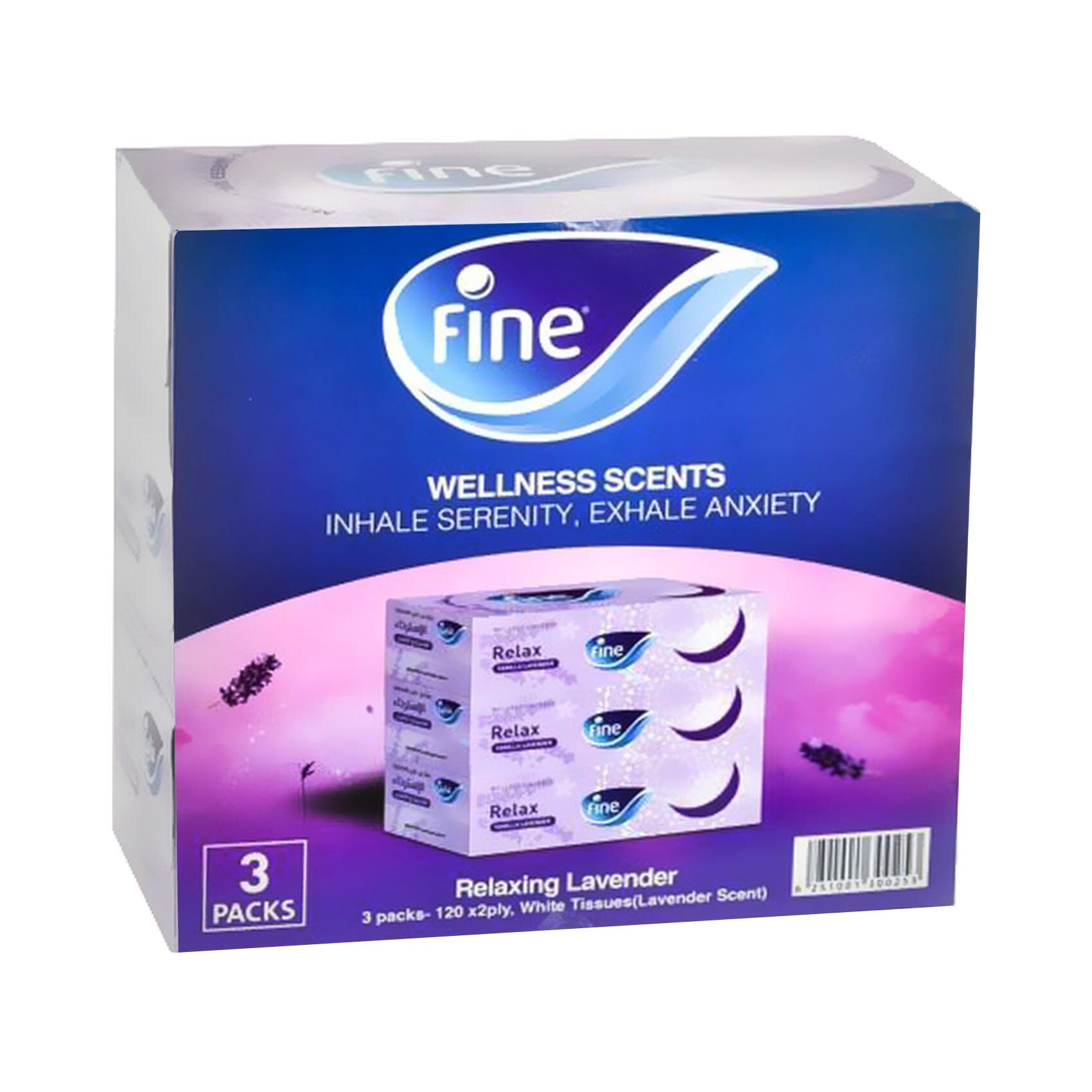 Buy Fine Sterilized Soft Facial Tissue Infused With Lavender 120 ...