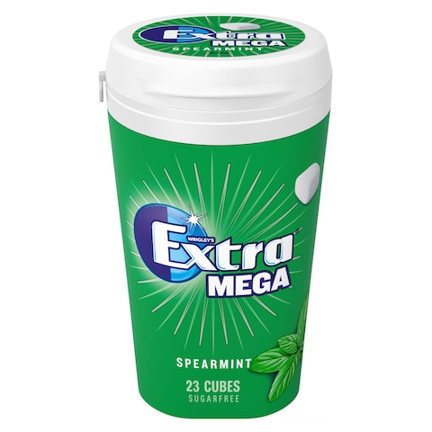 Wrigleys Extra Mega Spearmint Sugar Free Chewing Gum 51.5g price in UAE ...