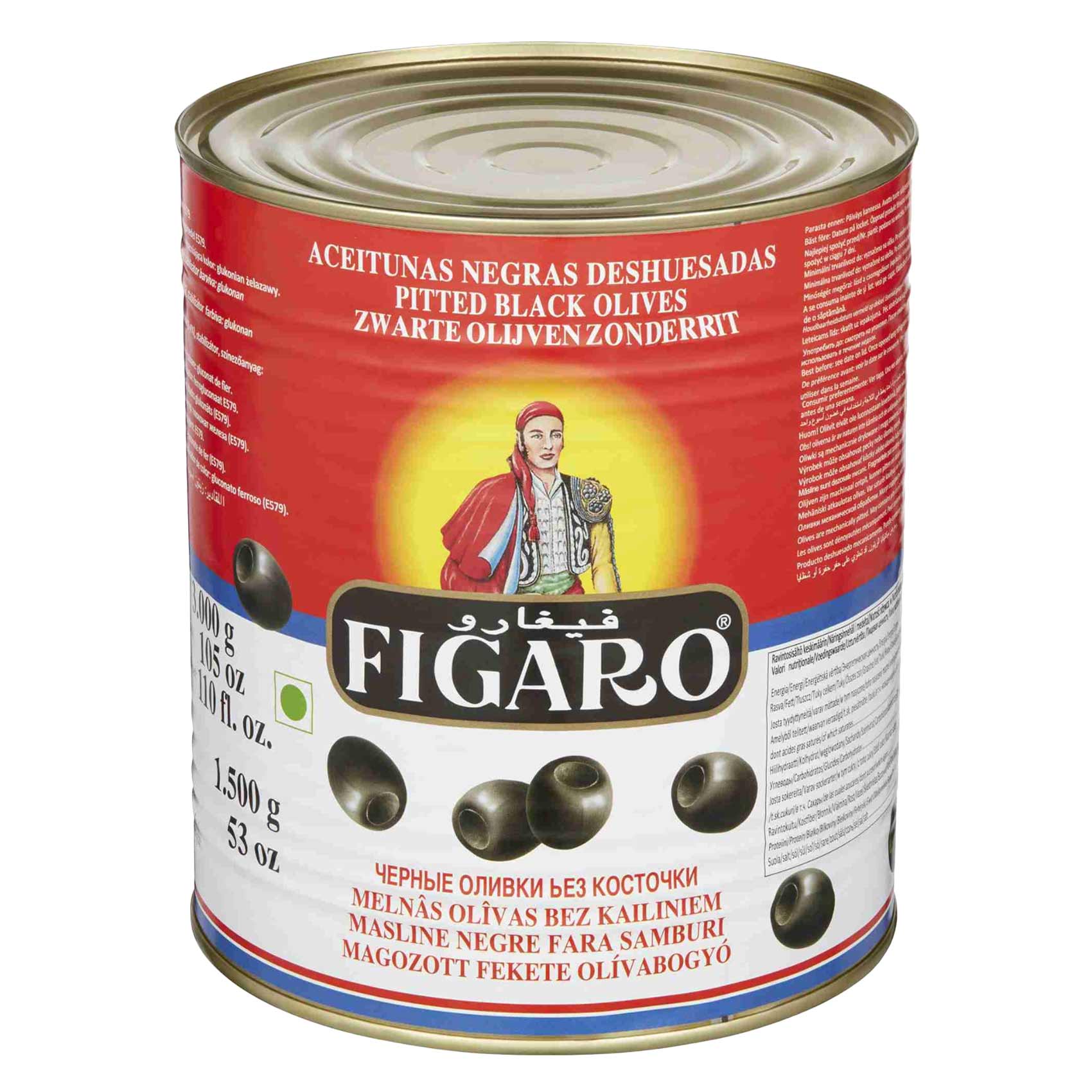 Buy Figaro Pitted Black Olives 3Kg Online | Carrefour Kenya