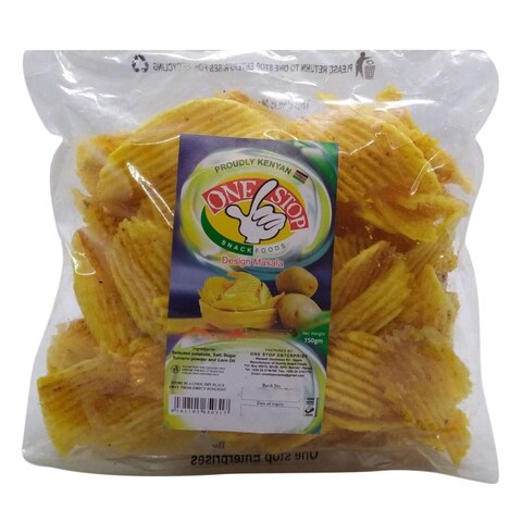 Buy One Stop Design Masala Potato Crisps 150g Online | Carrefour Kenya