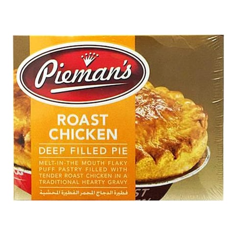Piemans Roast Chicken Deep Filled Pie 185g price in UAE | Carrefour UAE ...