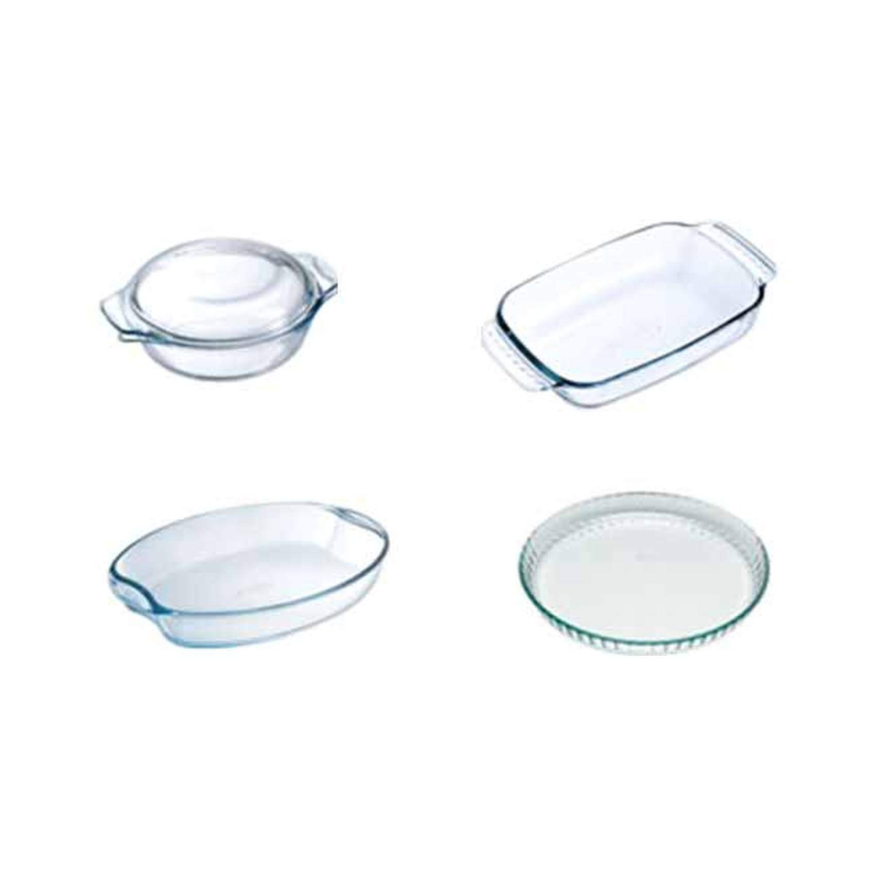 Buy Pyrex Kitchen Set - 5 Pieces - Clear Online | Carrefour Egypt