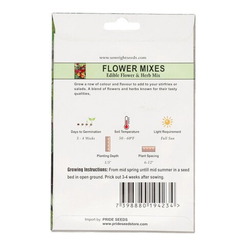 Buy Pride Seeds Flower Mixes Sow Right Seeds Online | Carrefour Pakistan