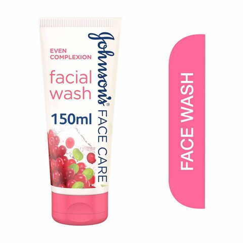 Buy Johnson'S Even Complexion Facial Wash - 150 ml Online | Carrefour Egypt