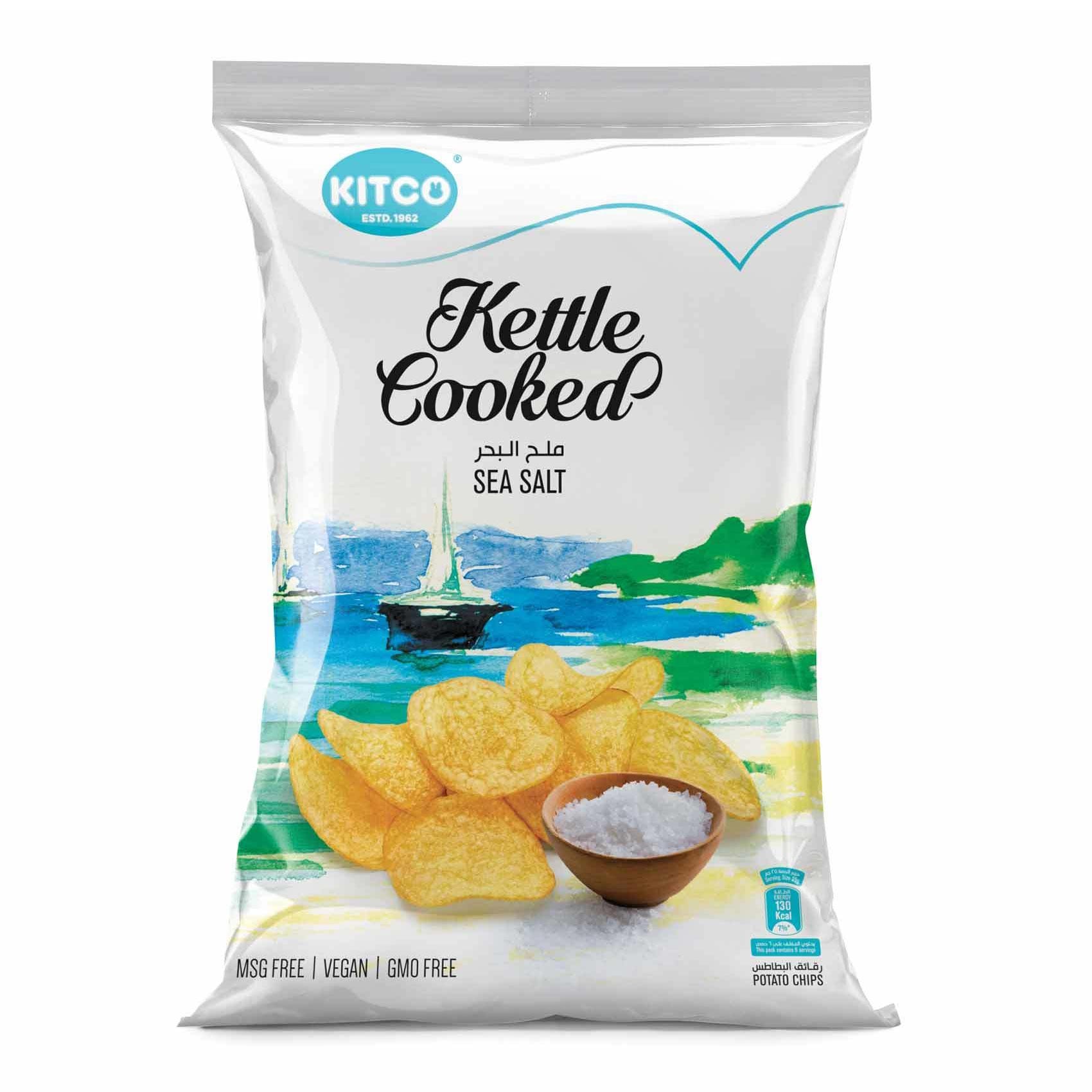 Buy Kitco Kettle Cooked Sea Salt 150g Online | Carrefour KSA
