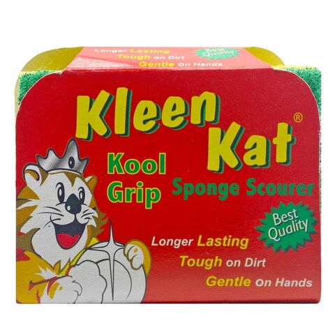 Buy Kleen Kat Kool Grip Sponge Scourer Online | Carrefour Kenya