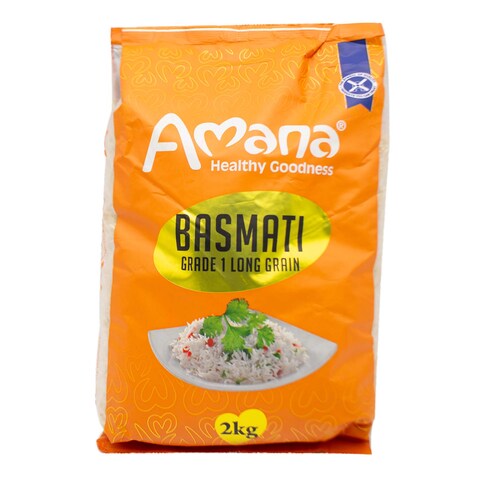 Buy Amana Premium Basmati Rice 2Kg Online | Carrefour Kenya