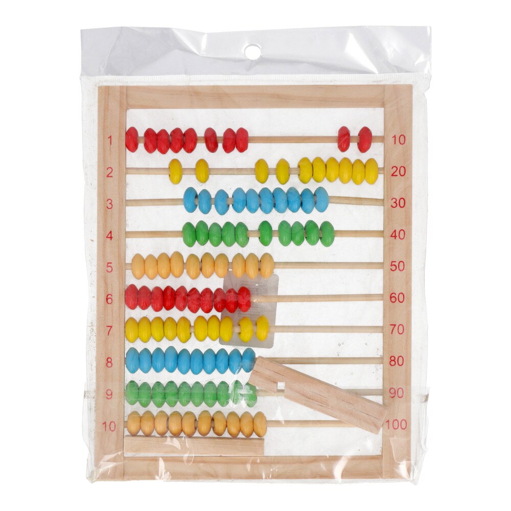Buy Mini Wooden Abacus With Number Learning Online | Carrefour Pakistan