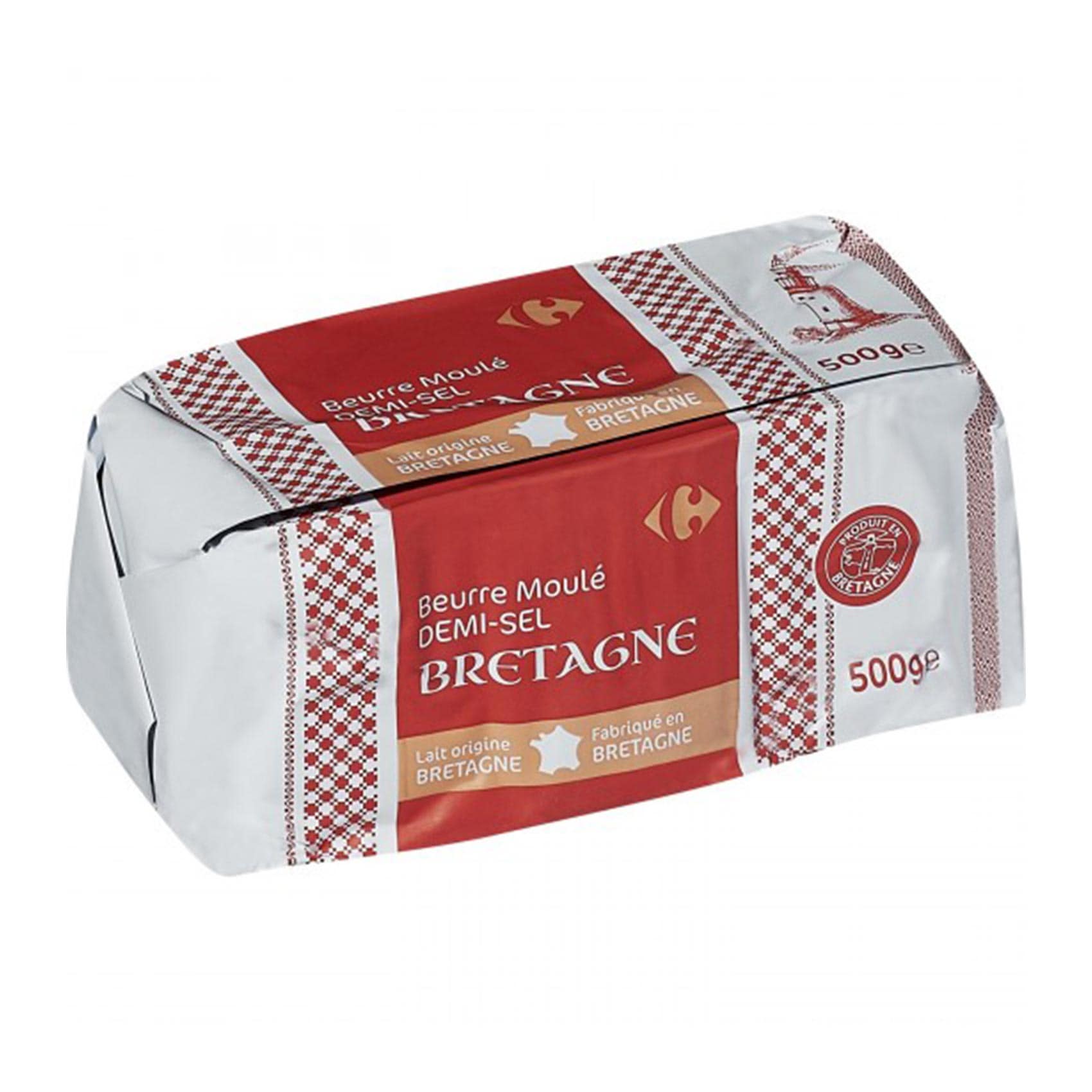 Buy Carrefour Bretagne Half Salt Butter 500g Online | Carrefour KSA