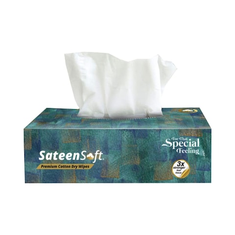 Buy Sateen Soft Wipe it Right Luxury Tissue White Online | Carrefour ...