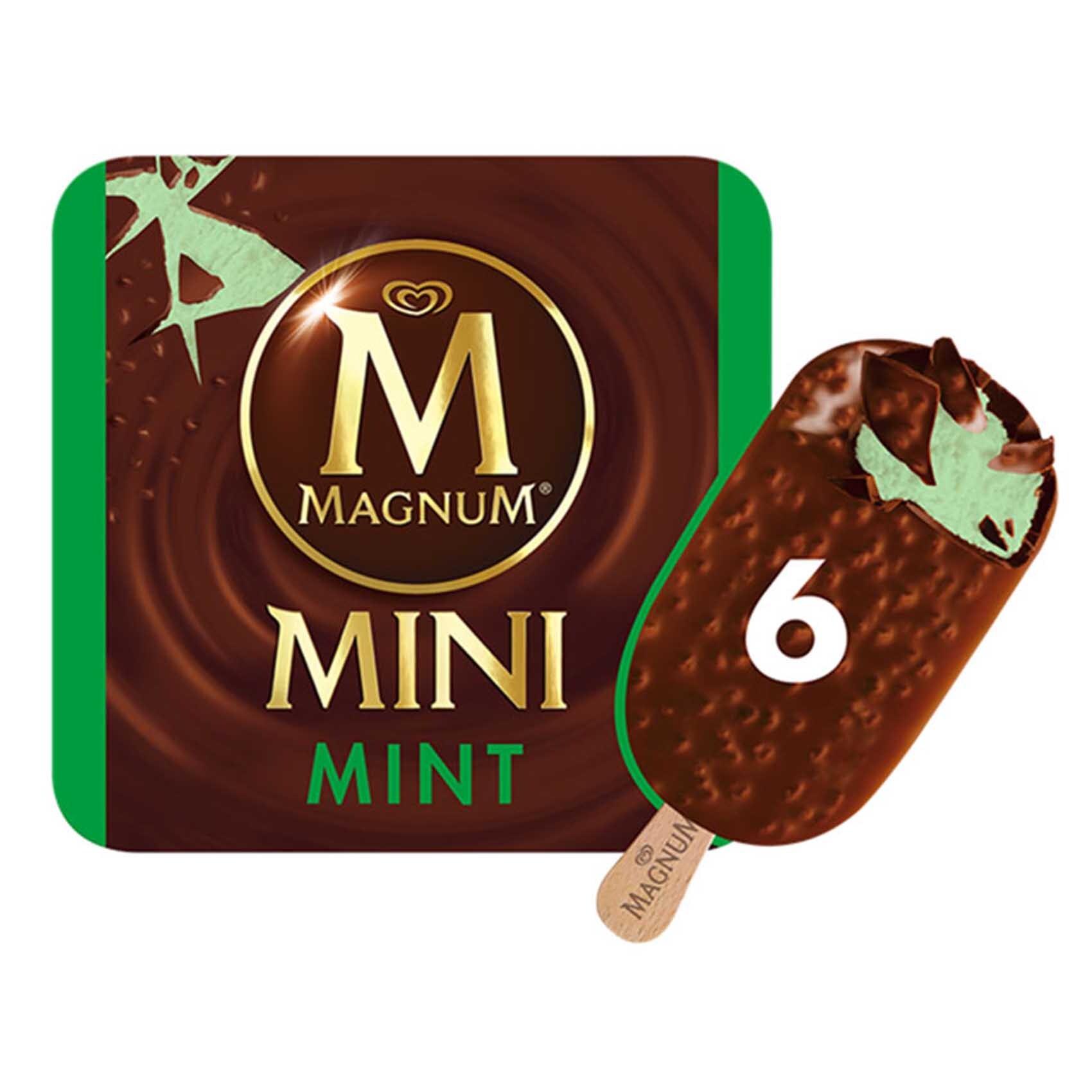 Buy Magnum Mini Classic And Mint Ice Cream Stick 55ml x 6 Pieces Online ...