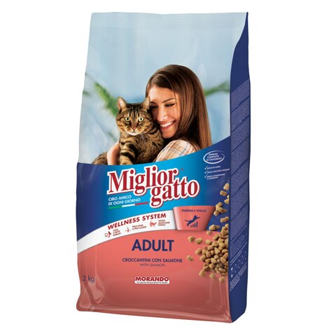 Buy MorAndo Miglior Gatto Salmon Herring Cat Food 2Kg Online ...