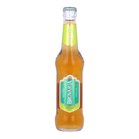 Buy Brovaria Premium German Malt Lemon & Mint Non Alcoholic 300 ml ...