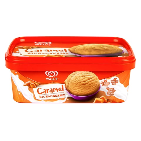 Walls Caramel Ice Cream 1L price in Kuwait | Carrefour Kuwait ...