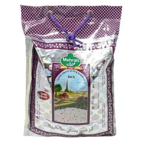 Mehran Long Grain Basmati Rice 5Kg price in Kuwait | Carrefour Kuwait ...