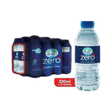 Al Ain Zero Sodium Free Drinking Water 330ml x12 price in Kuwait | Carrefour Kuwait ...