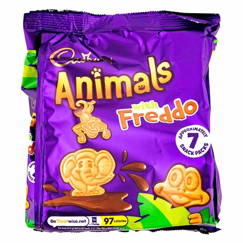 Buy Cadbury Animals With Freddo Mini Biscuits 139.3g (7 Pieces) Online ...