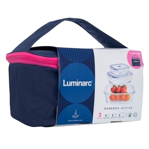 Buy Luminarc Purebox Active Food Storage Container With Freezer Bag ...