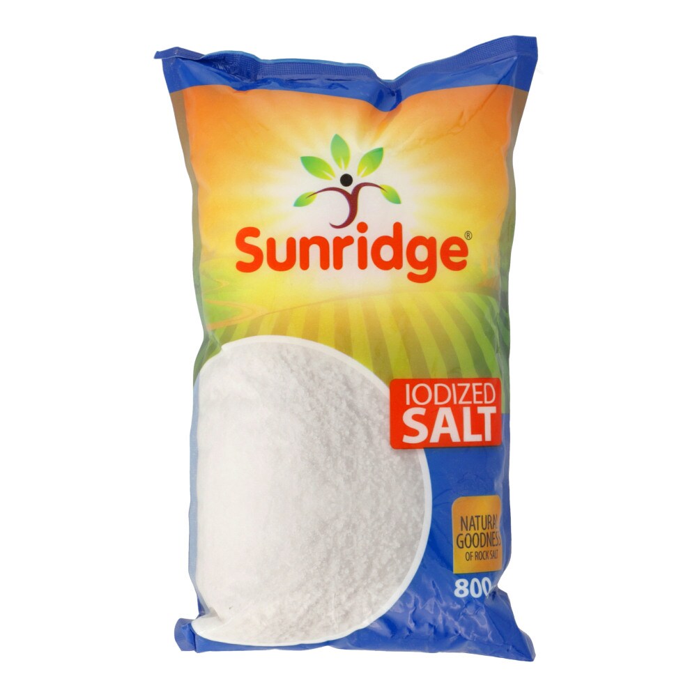 Buy Sunridge Iodized Salt 800 gr Online | Carrefour Pakistan
